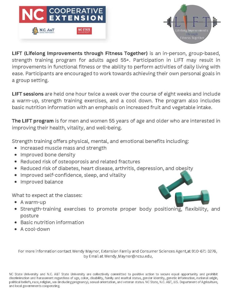 Lift | N.C. Cooperative Extension